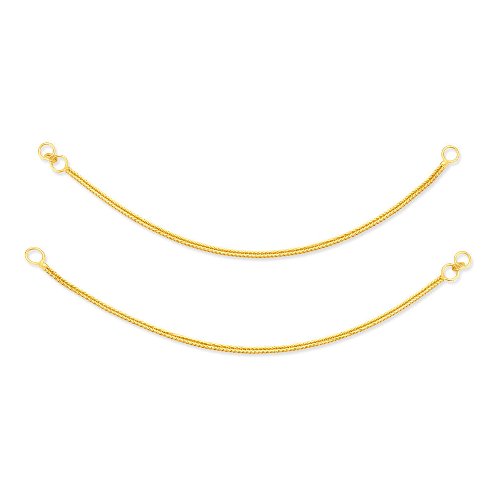 Buy Slender 22 Karat Yellow Gold Chain Mattal at Best Price | Tanishq US
