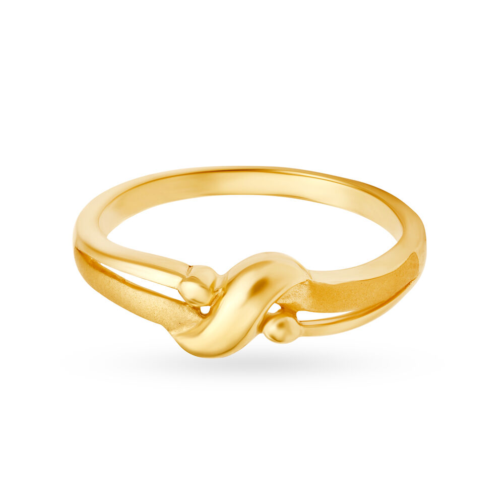 Buy Classic 22 Karat Yellow Gold Glossy Ring at Best Price | Tanishq US