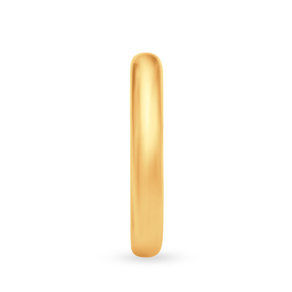 Buy Classic 22 Karat Yellow Gold Band Style Finger Ring at Best Price ...