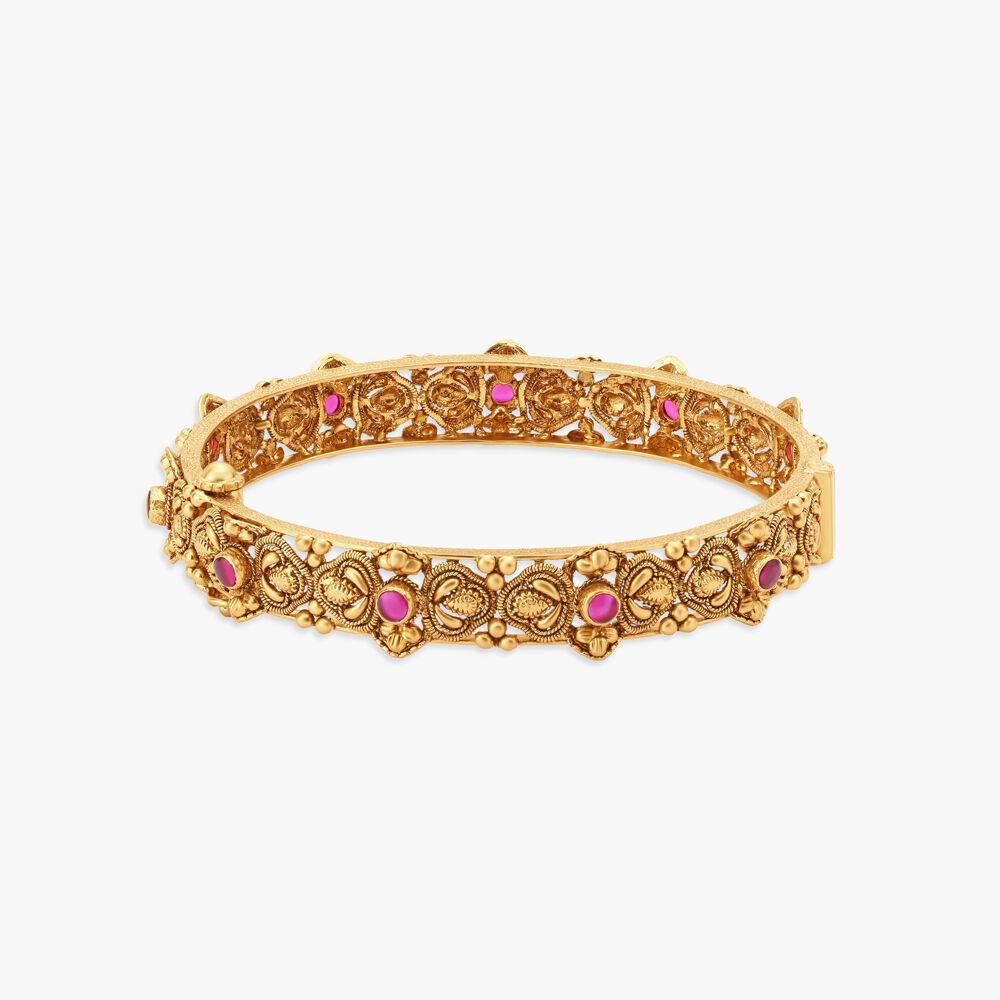 Buy Splendid Bloom Openable Bangle at Best Price | Tanishq US