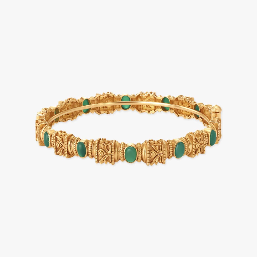Buy Ramappa Pillar Detail Bangles at Best Price | Tanishq US