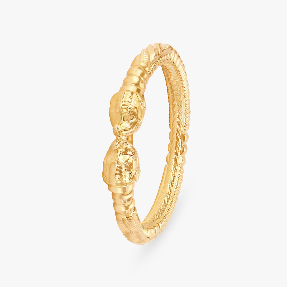 Buy Carved Gold Bangles at Best Price | Tanishq US