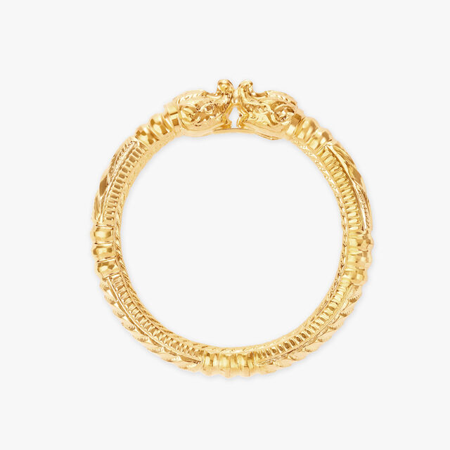 Buy Carved Gold Bangles at Best Price | Tanishq US