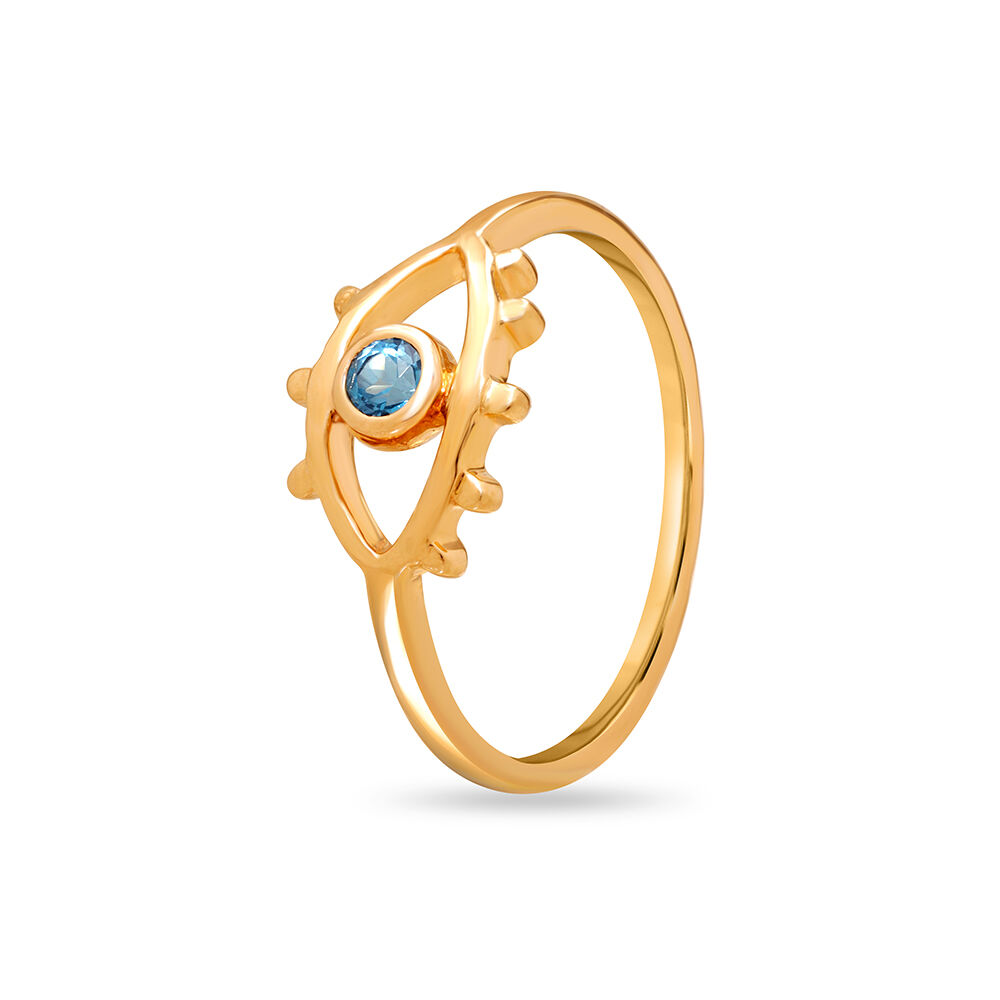 Buy Evil eye gold ring at Best Price | Tanishq UAE