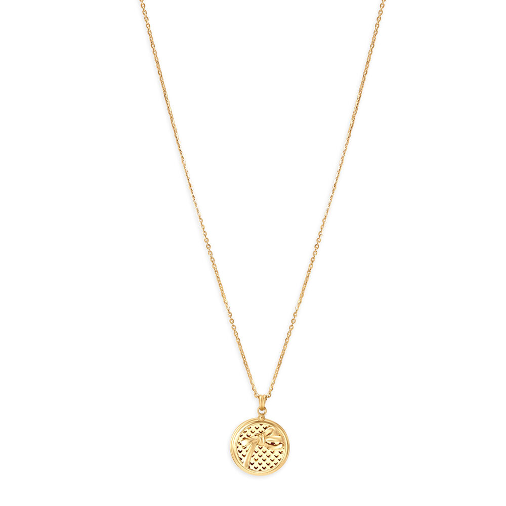 Buy Promise Forever 18kt Yellow Gold & Diamond Pendant with Chain at ...