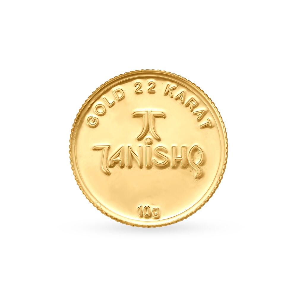Buy 10 gram 22 Karat Gold Coin at Best Price | Tanishq UAE