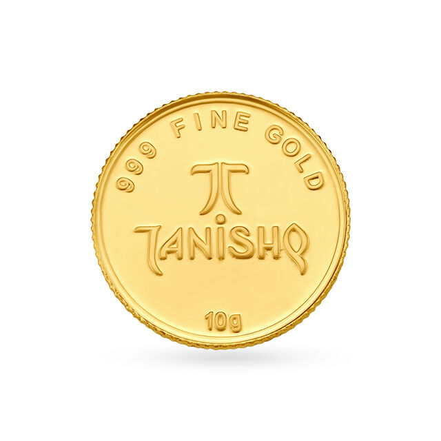 Buy 10 gram 24 Karat Gold Coin at Best Price | Tanishq US