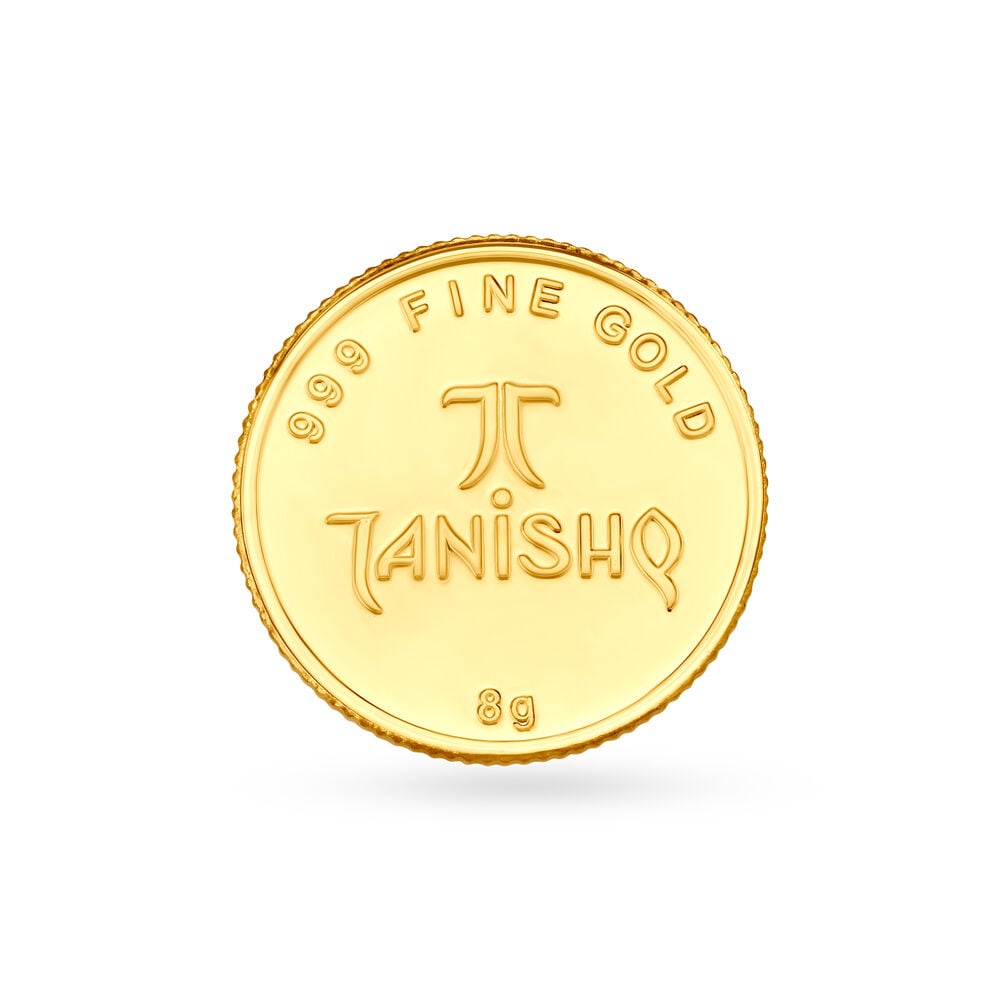 Buy 8 gram 24 Karat Gold Coin at Best Price | Tanishq UAE