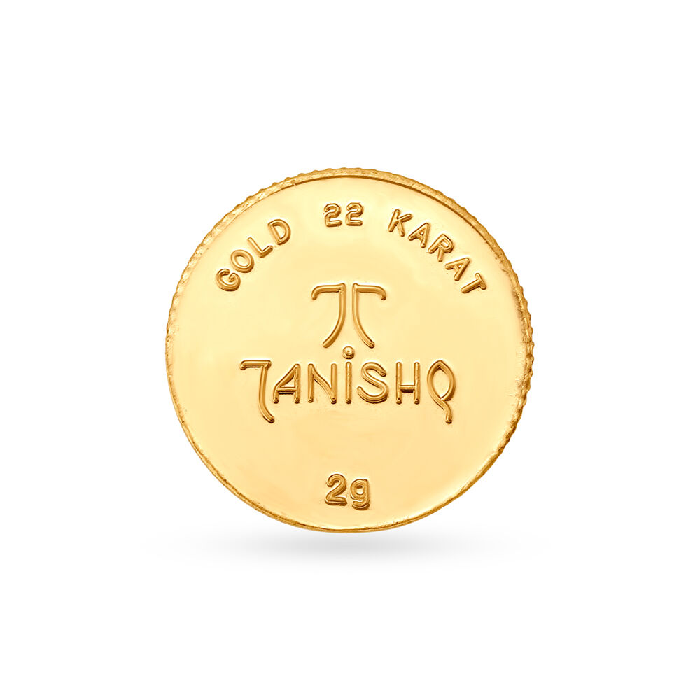 Buy 2 gram 22 Karat Gold Coin at Best Price | Tanishq UAE