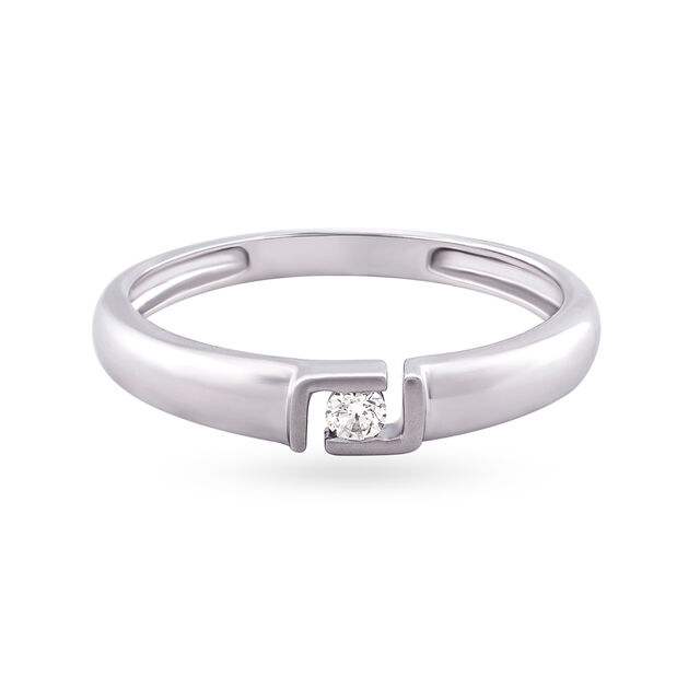 Buy Splendid Platinum Ring at Best Price | Tanishq UAE