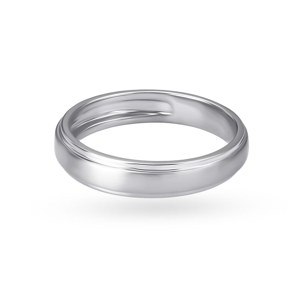 Buy Minimalistic Platinum Finger Ring for Men at Best Price | Tanishq US