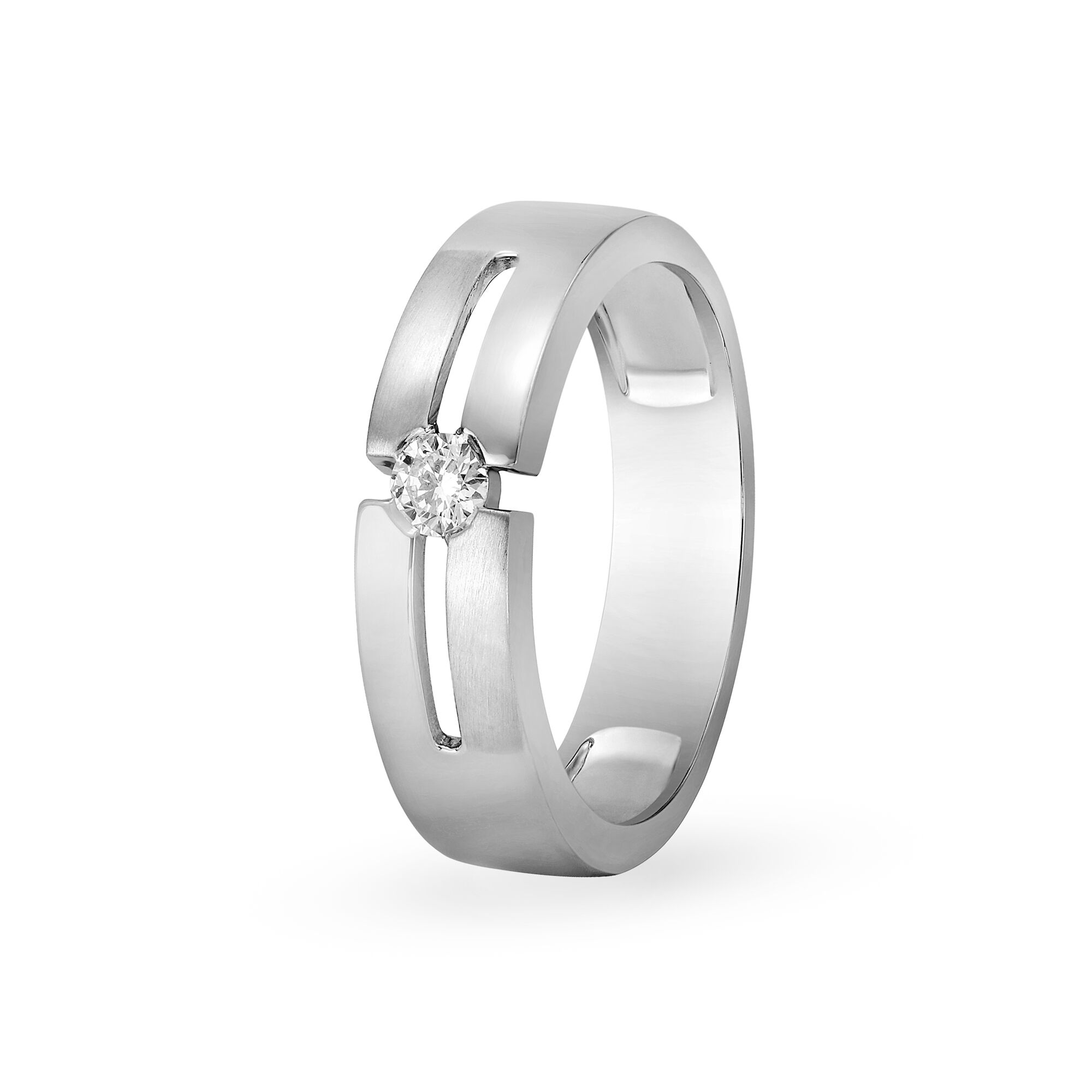 Buy Refined 950 Platinum Band Ring at Best Price | Tanishq UAE