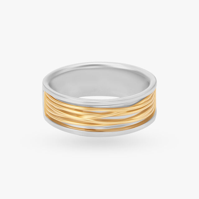 Buy Bimetal Twist Ring at Best Price | Tanishq US