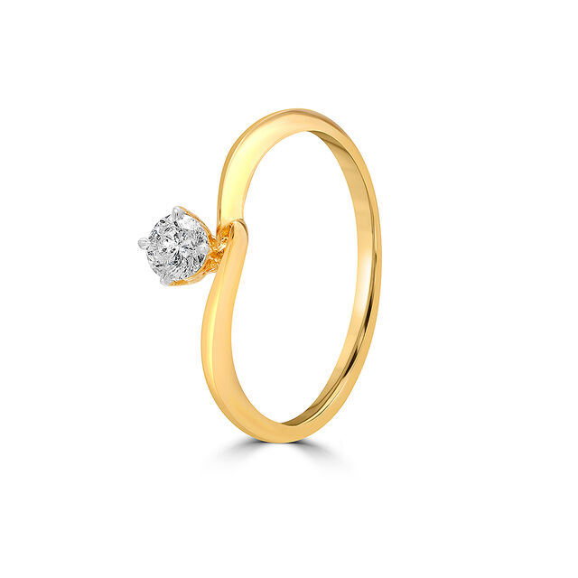 Enchanted Union Solitaire Finger Ring