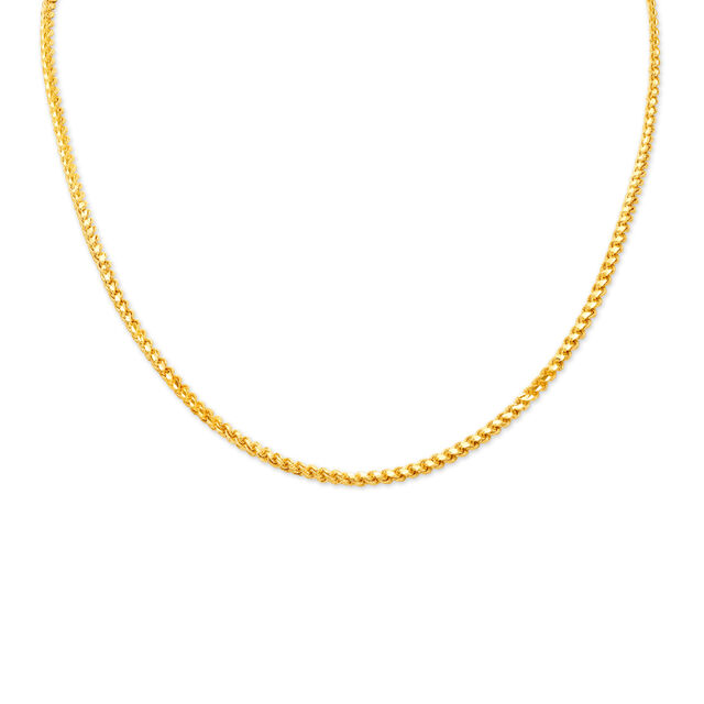 Alluring Yellow Gold Rope Chain