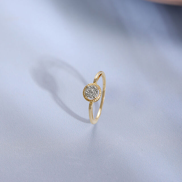 Buy Halo Pop Diamond Ring at Best Price | Tanishq US