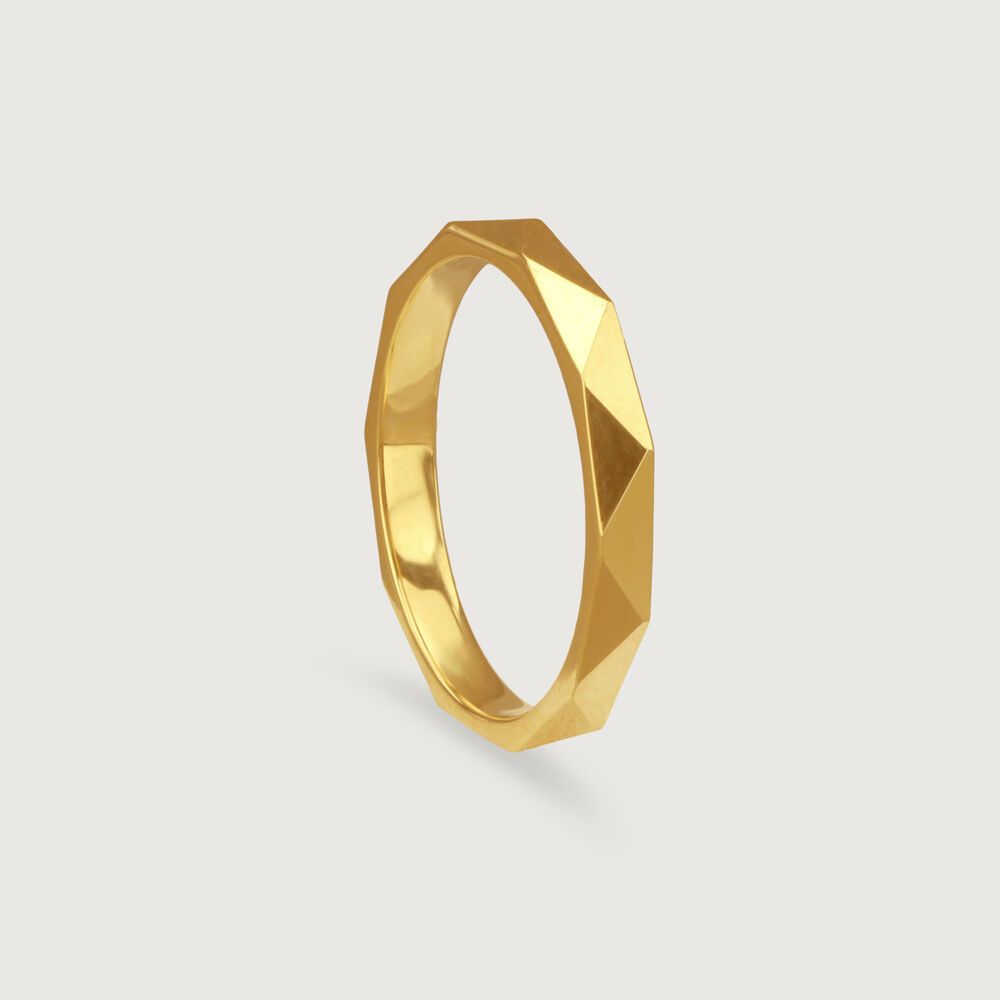 Buy Facet Fun Gold Ring at Best Price | Tanishq US