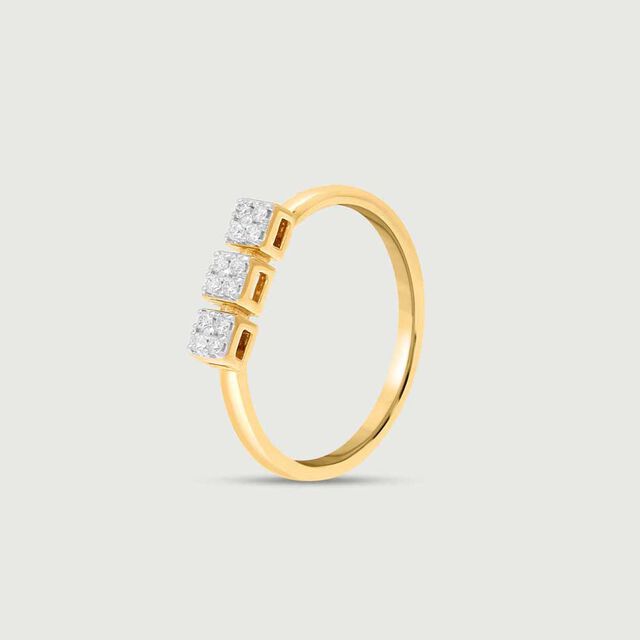 Buy Sassy Stacked Diamond Ring at Best Price | Tanishq US