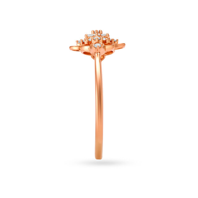 Floral Wonder Diamond Finger Ring