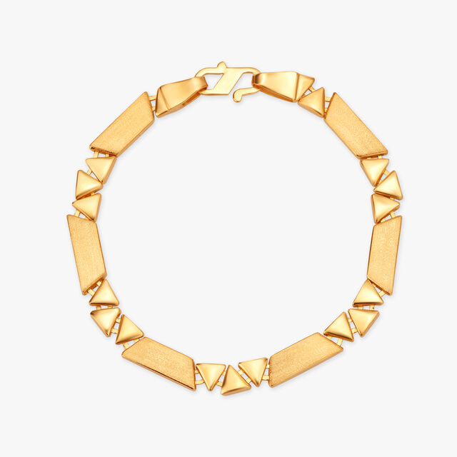 Sleek Gold Bracelet