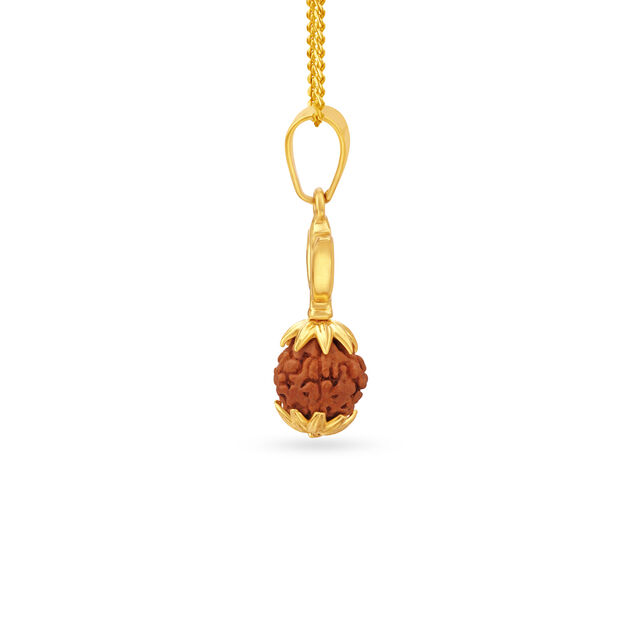Rudraksh Gold Pendant