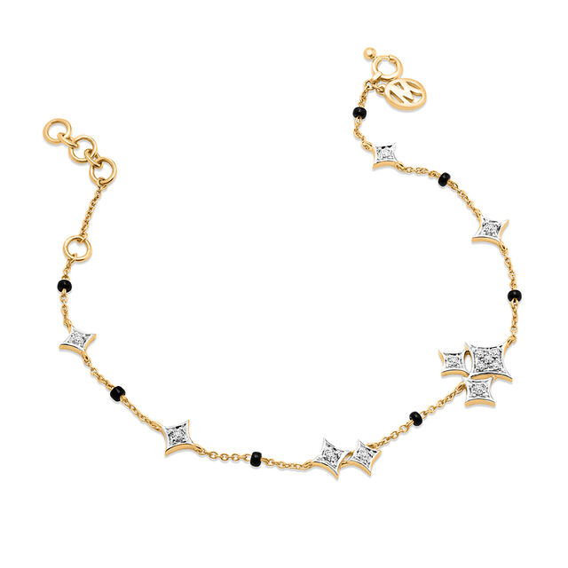 18KT Yellow Gold Rising Star Bracelet