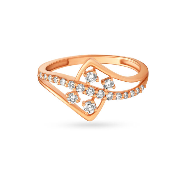 Hypnotic Diamond Finger Ring