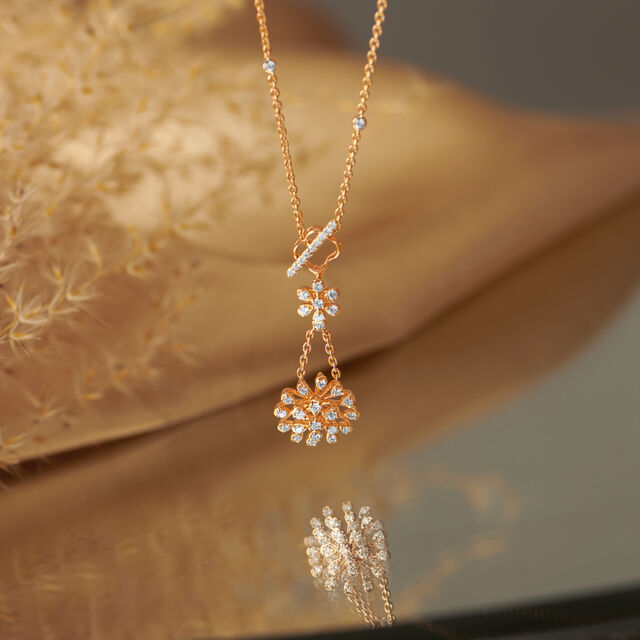 Timeless Floral Diamond Necklace