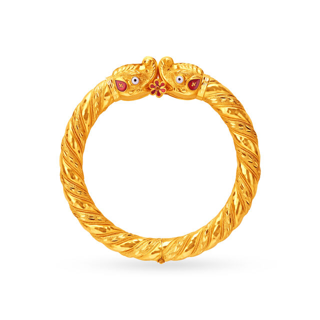 Traditional Floral Gold Bala Bangle