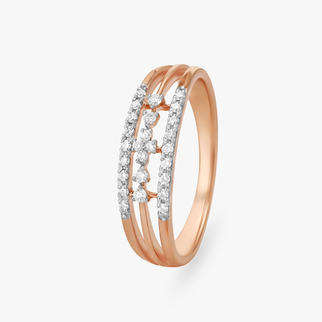 Dazzling Tiered Diamond Ring