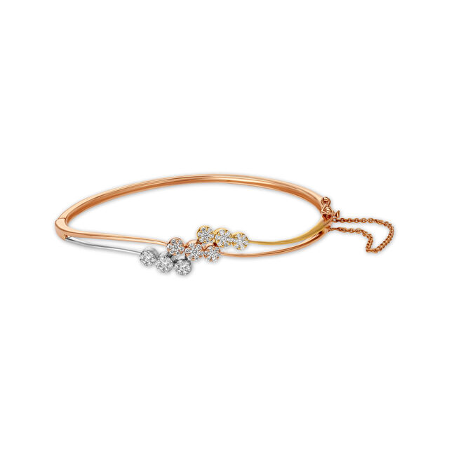 Affluent Diamond Studded Bangle