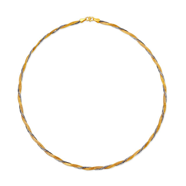 Intertwining Sleek Gold Chain