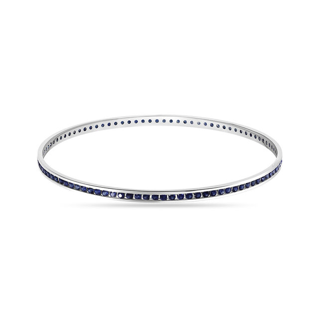 14 KT Blue Sapphire Bangle