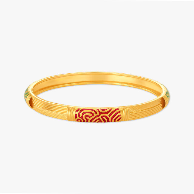 Vibrant Enamel Bangle