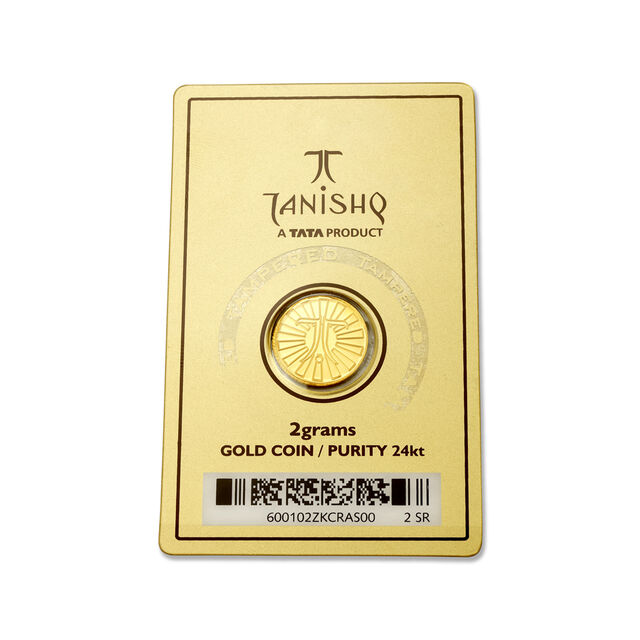 2 gram 24 Karat Gold Coin