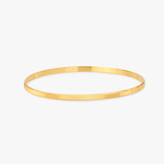 Textured Gold Bangles