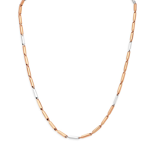 Sheeny Dual Tone Gold Chain For Men