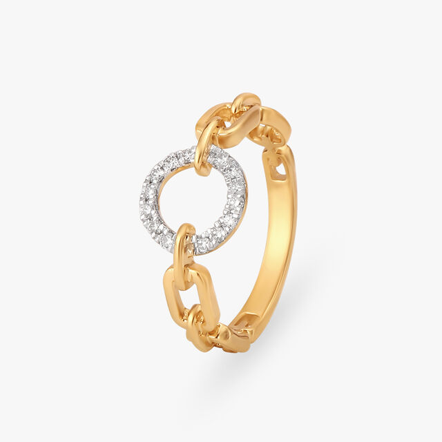 Moonbeam Diamond Finger Ring