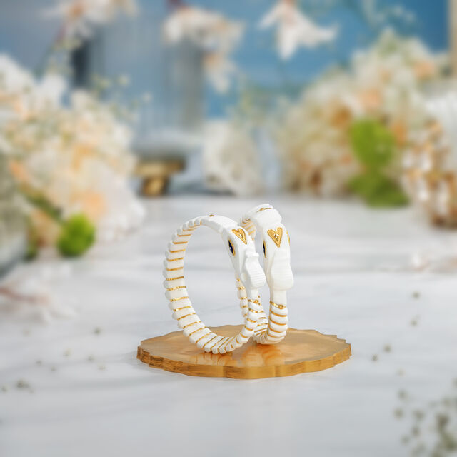 elephant teeth bangles