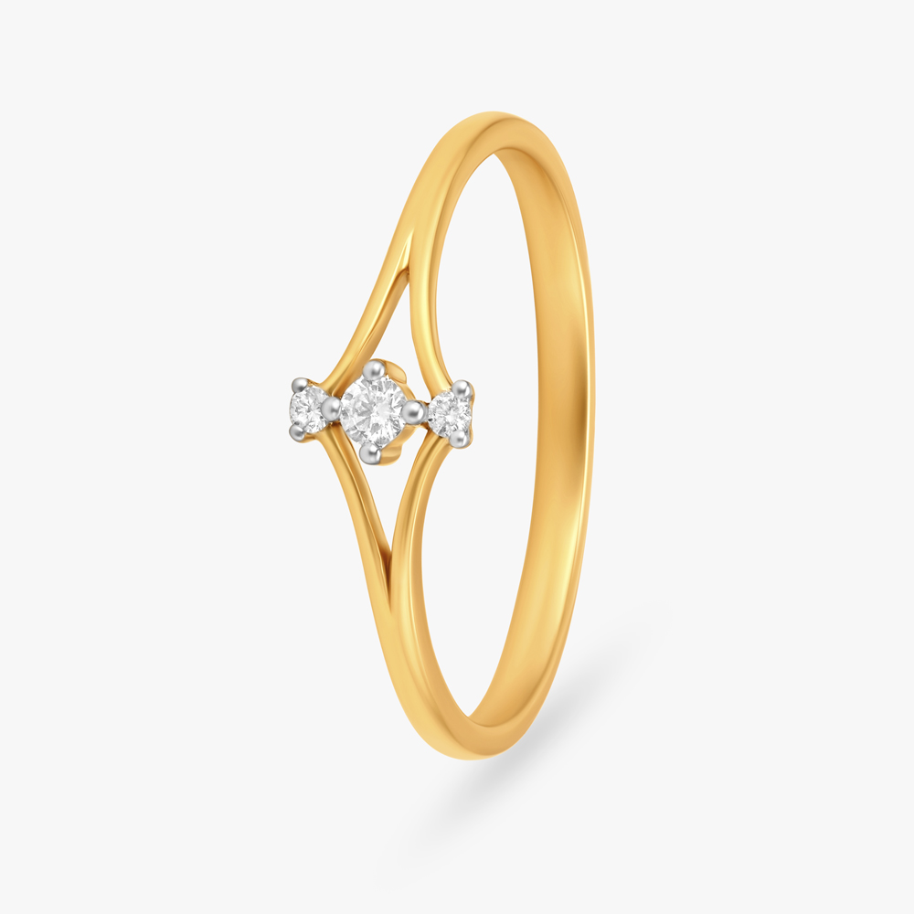 Delicate Sparkle Diamond Ring