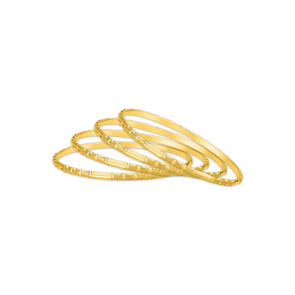 Sleek Gold Bangles