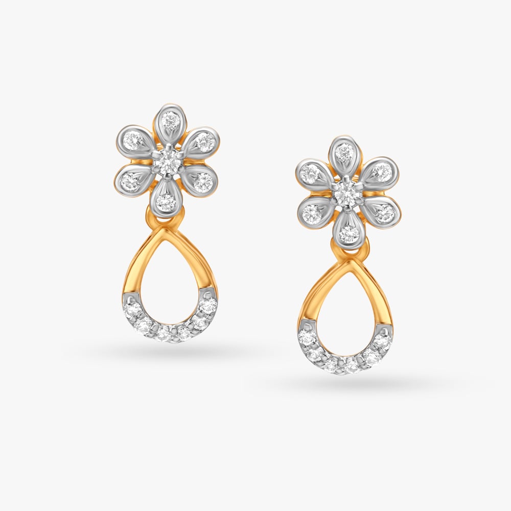 Sensational Diamond Drop Earrings