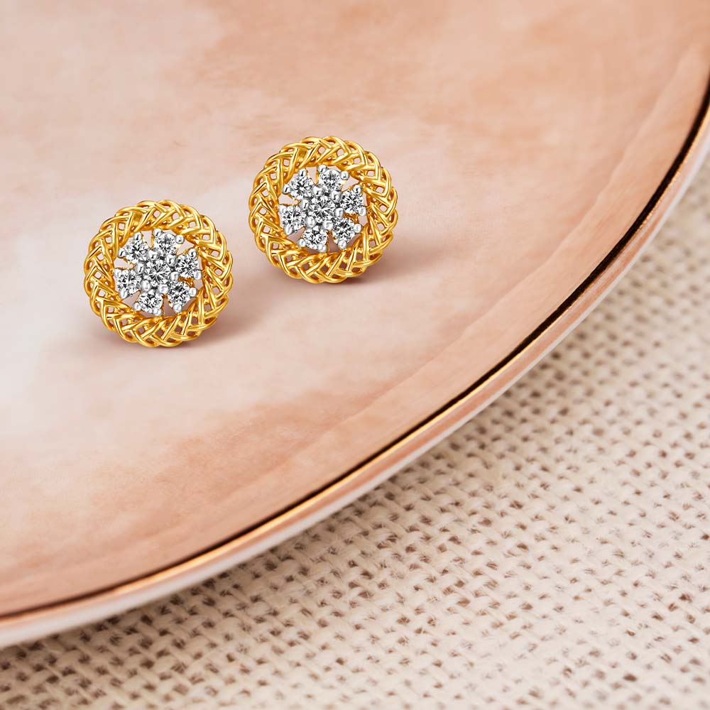 Timeless Diamond Stud Earrings