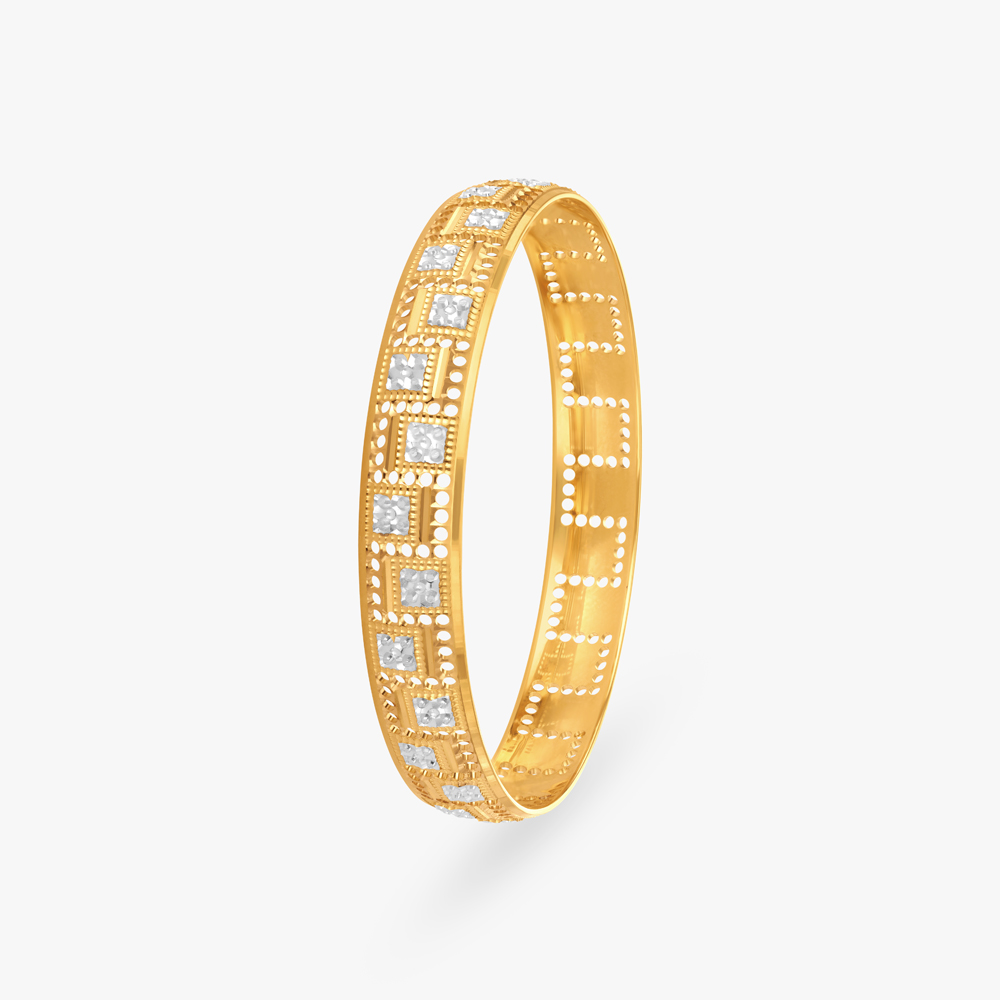 Abstract Block Bangle
