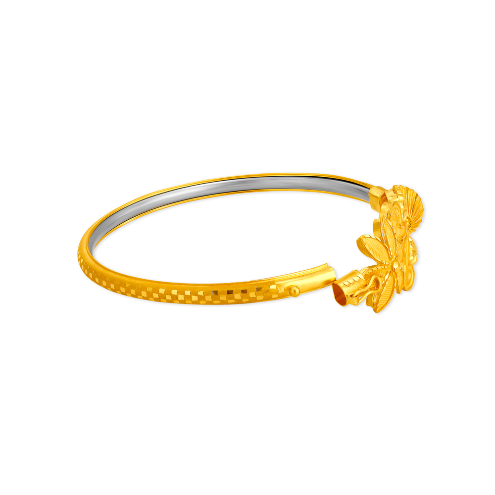 Rava Work Diamond Cut Bangle