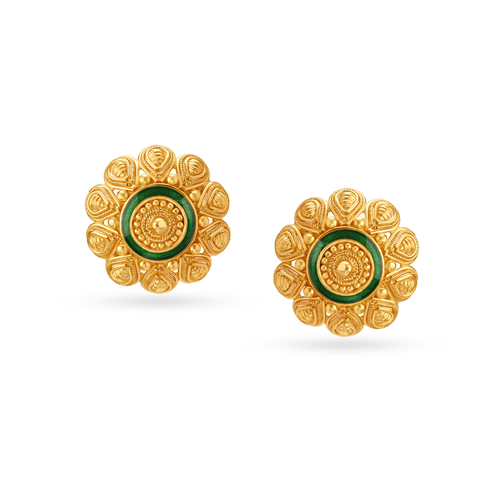 Delicate Traditional Stud Earrings