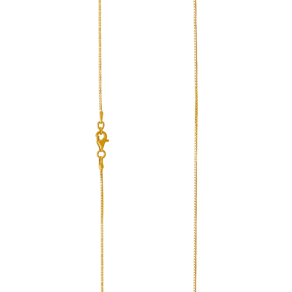 18KT Sleek Yellow Gold Chain
