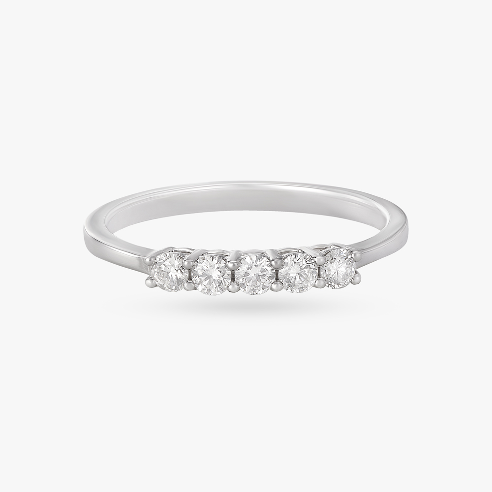 Pristine Sleek Diamond Ring