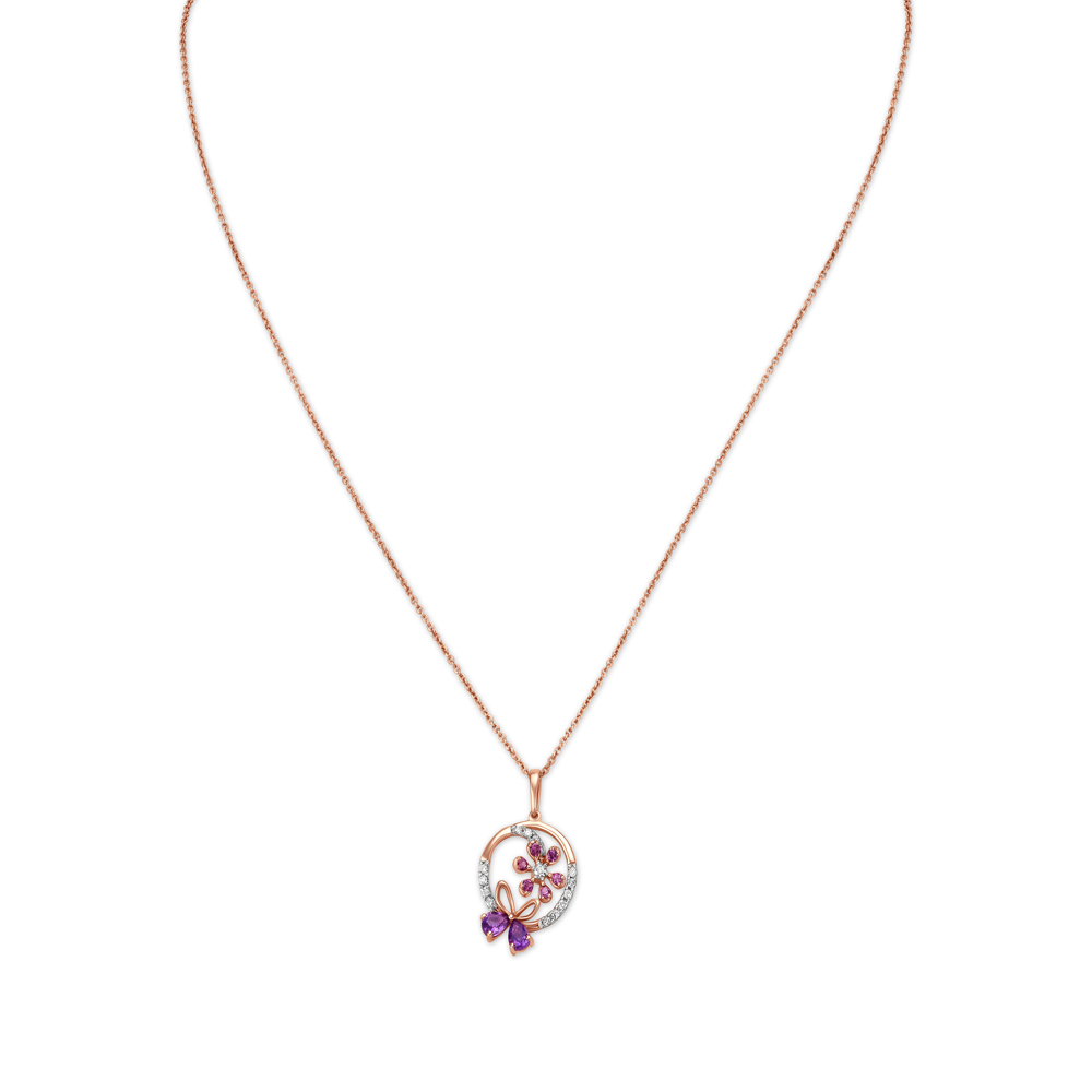 14KT Gold Blooming Necklace
