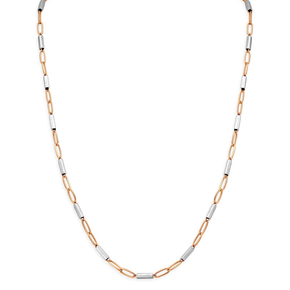 Chic Link Dual Tone Gold Chain For Men